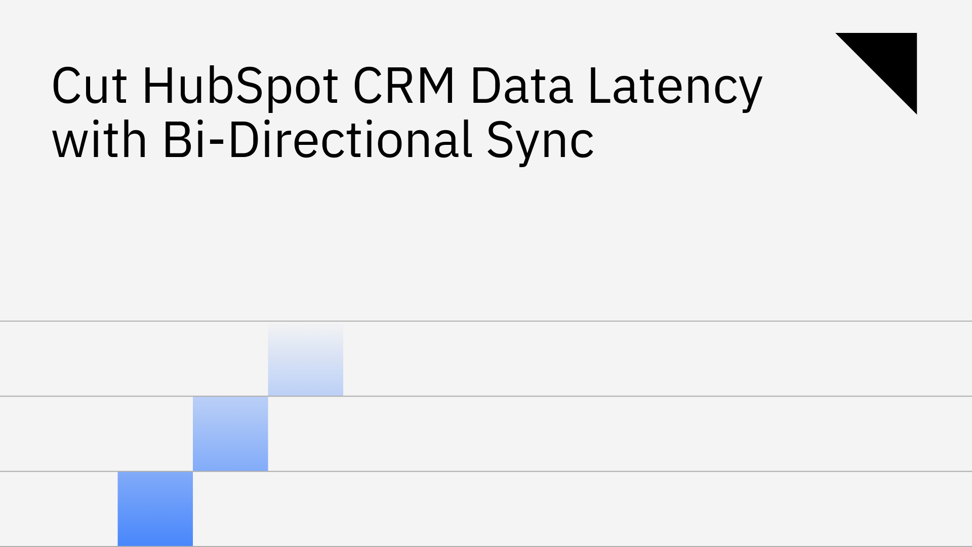 Cut HubSpot CRM Data Latency with Bi-Directional Sync